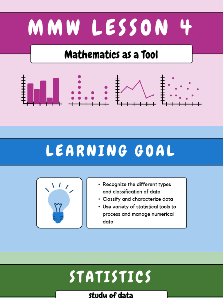 MMW Lesson 4 | PDF | Statistics | Level Of Measurement