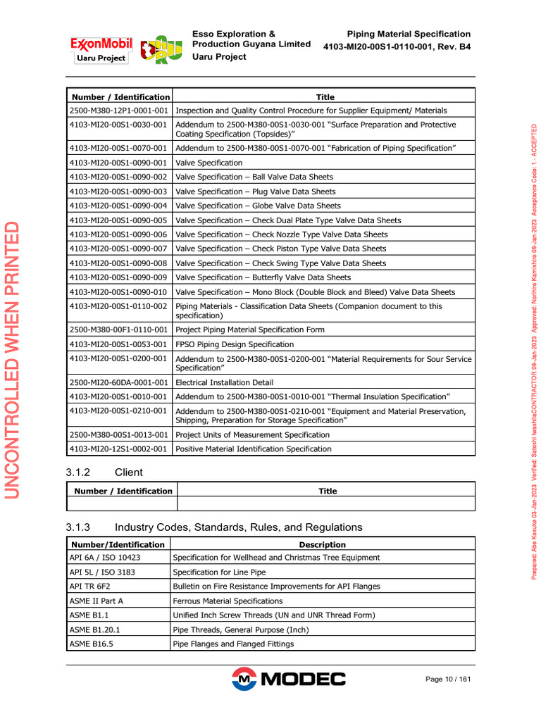 Piping Materials Specification-10 | PDF | Valve | Pipe (Fluid Conveyance)