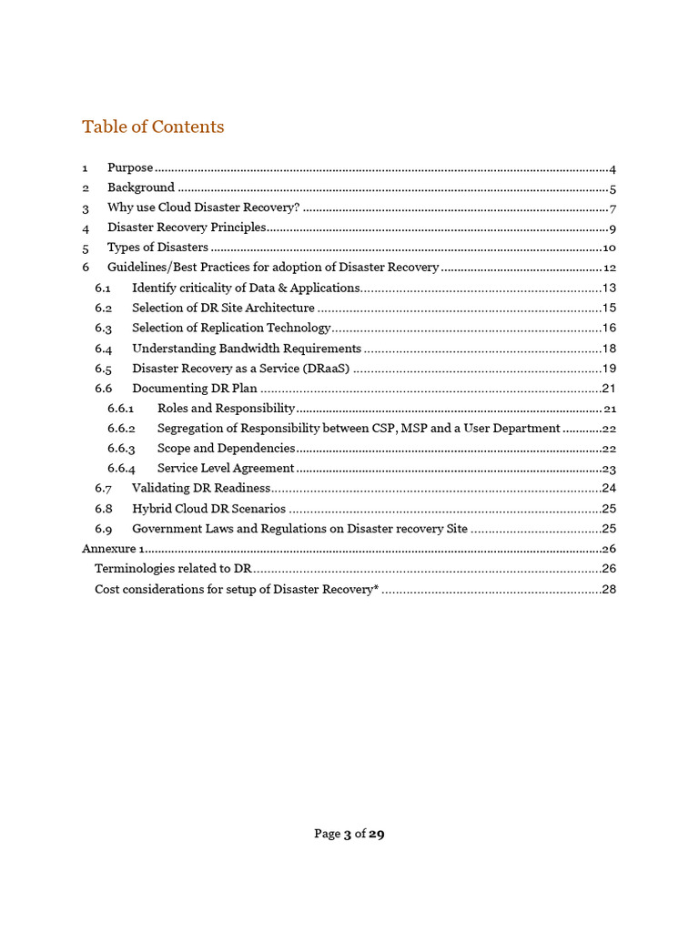 Cloud Disaster Recovery Best Practices | PDF | Cloud Computing | Disaster Recovery