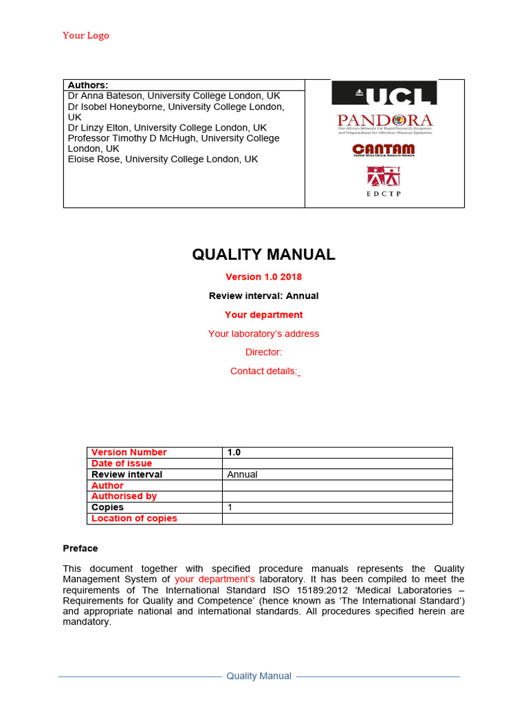 Quality Management System Overview | PDF | Clinical Trial | Laboratories