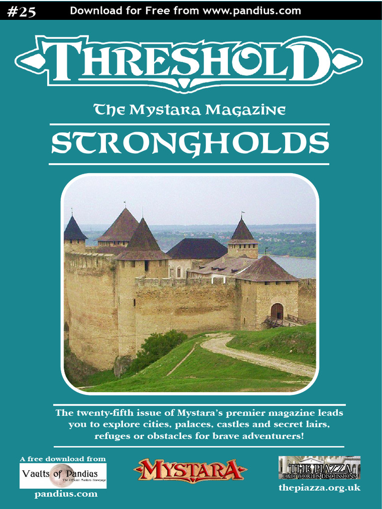 Threshold 25 Strongholds | PDF | Dungeons & Dragons Campaign Settings | Dungeons & Dragons