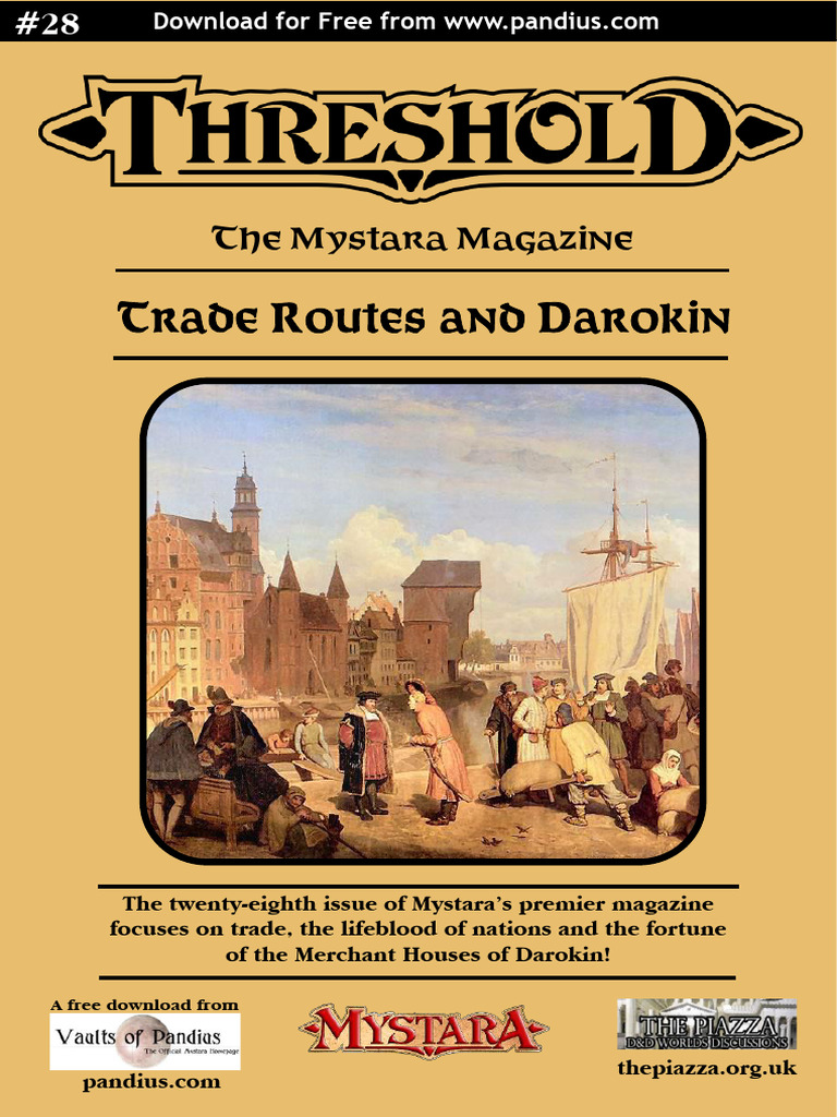 Threshold 28 Trade Routes and Darokin | Download Free PDF | Dungeons ...