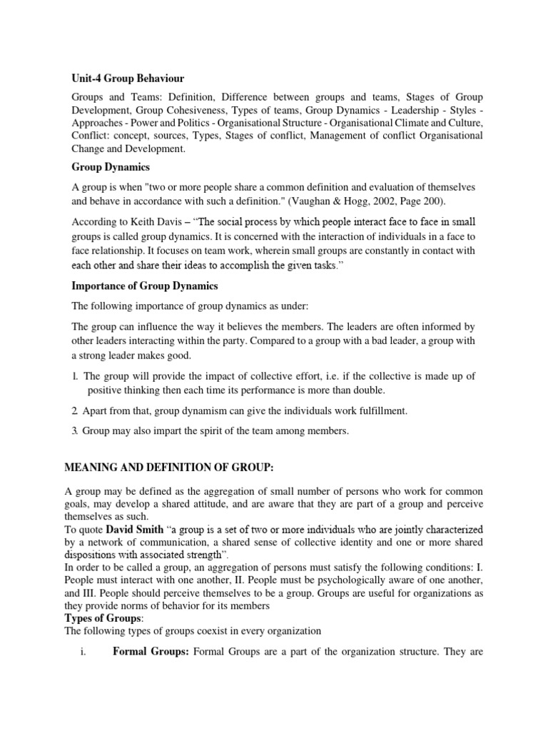 MC & OB Unit - 4 | PDF | Leadership | Transformational Leadership