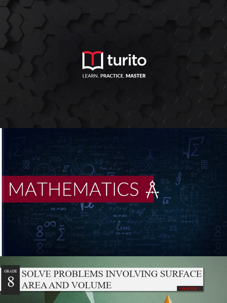 MG Math-Solve Problems Involving Surface Area and Volume - Session 1 ...