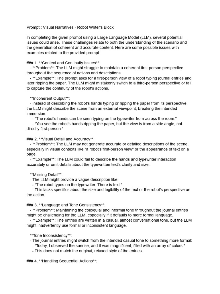 Chat GPT 4o | PDF | Typefaces | Narration