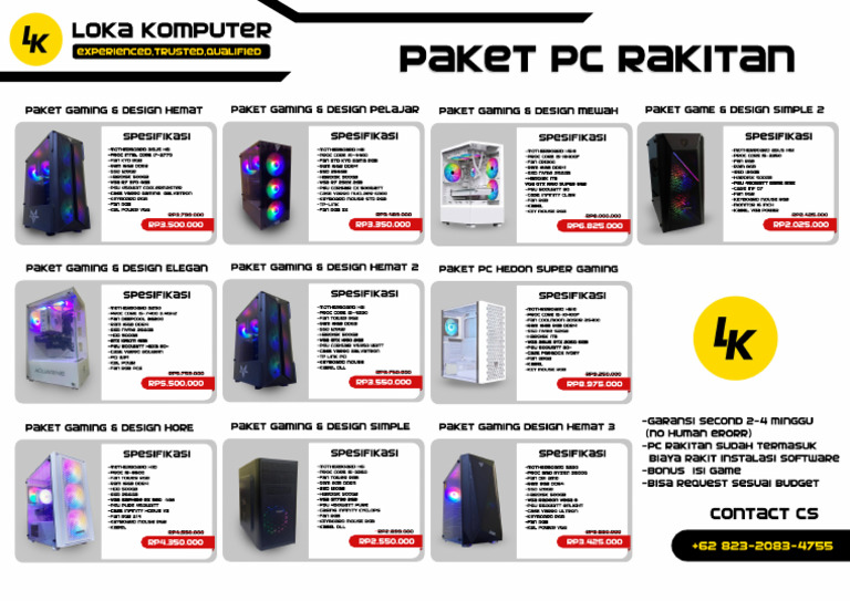 Brosur Pc 2024 | PDF | Electronics | Computer Data