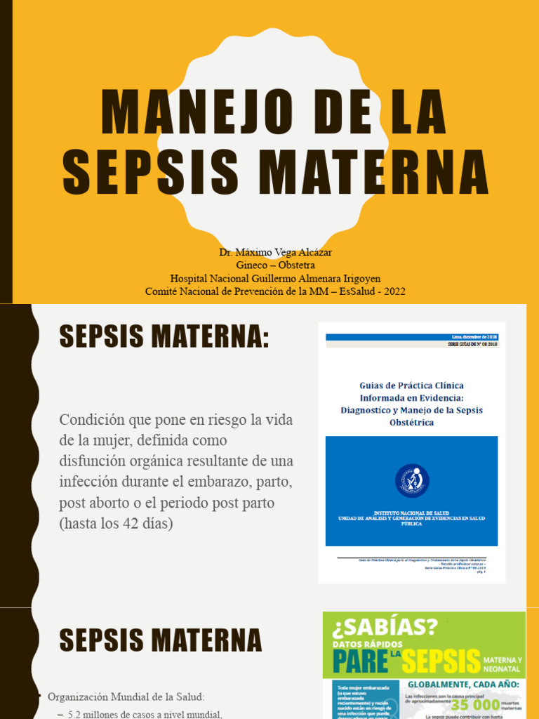 Manejo de La Sepsis Materna | Descargar gratis PDF | Septicemia ...