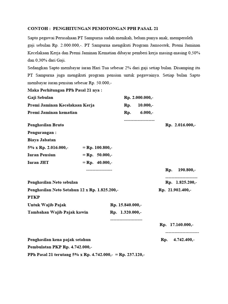 Contoh PPH | PDF