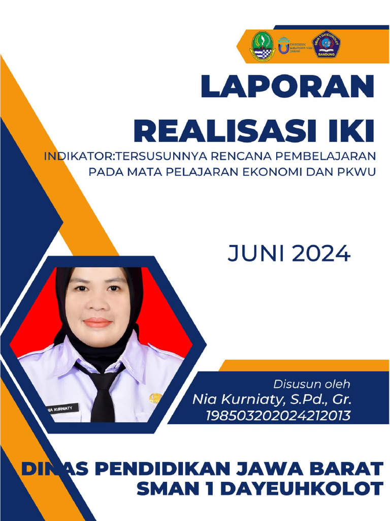 Laporan IKI TRK Tersusunnya Rencana Pembelajaran Mata Pelajaran Ekonomi Dan PKWU Bulan Juni ...