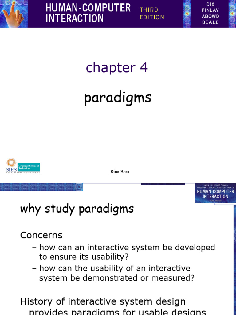 Module1 Paradigm | PDF | Graphical User Interfaces | Human–Computer Interaction