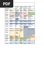 My Schedule 1 | PDF