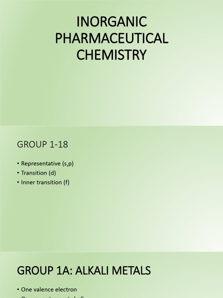 Inorganic-Pharmaceutical-Chemistry | Download Free PDF | Copper | Magnesium