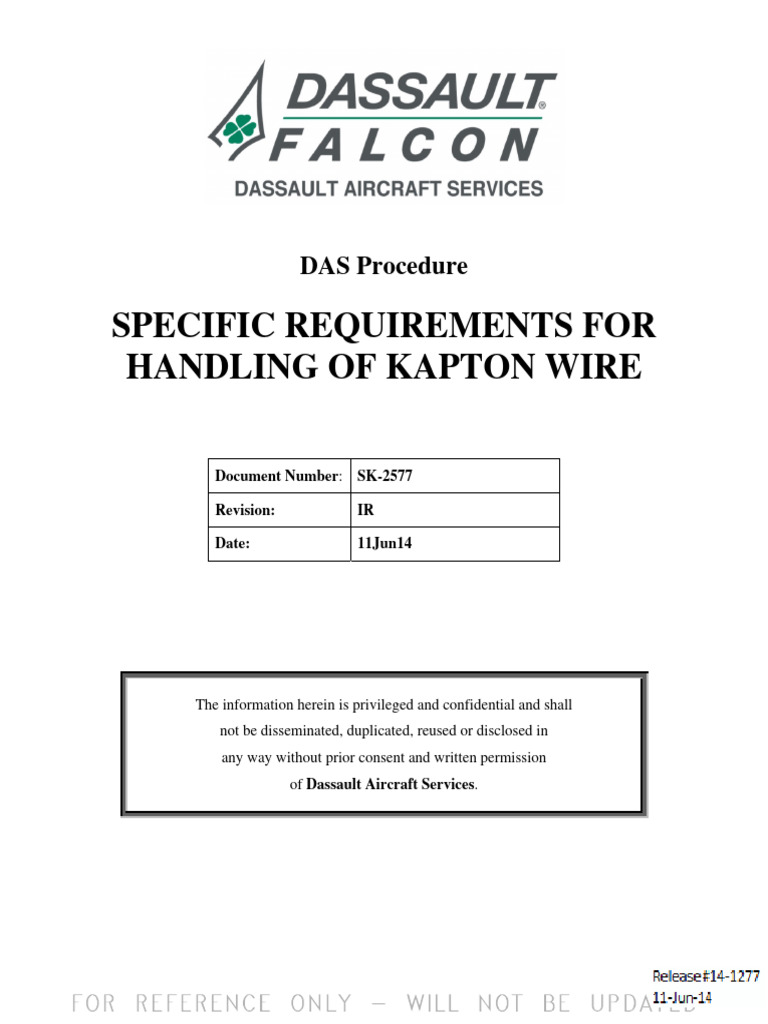 SK-2577 - IR - Kapton Wire | PDF | Electrical Connector | Electrical Wiring