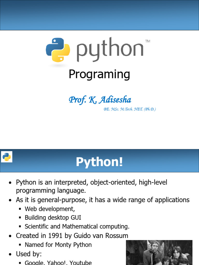 Python Ppt 1 Pdf Data Type Python Programming Language 6819