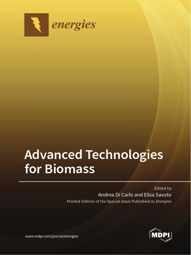 Advanced Technologies For Biomass | PDF | Applied Mathematics