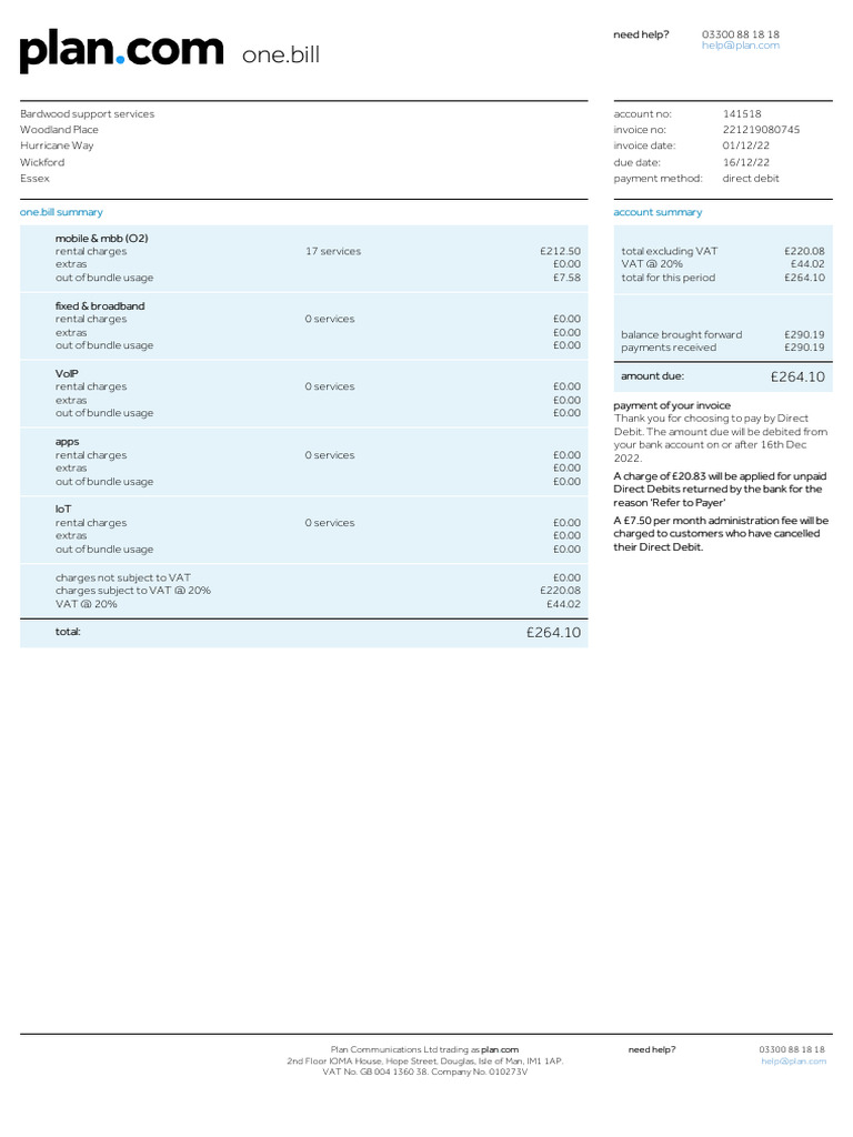 INV-141518-221219080745 01 Dec 2022 | PDF | Debit Card | Payments