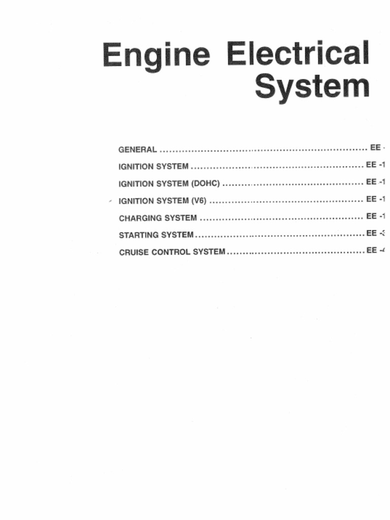 Engine Electrical System | PDF