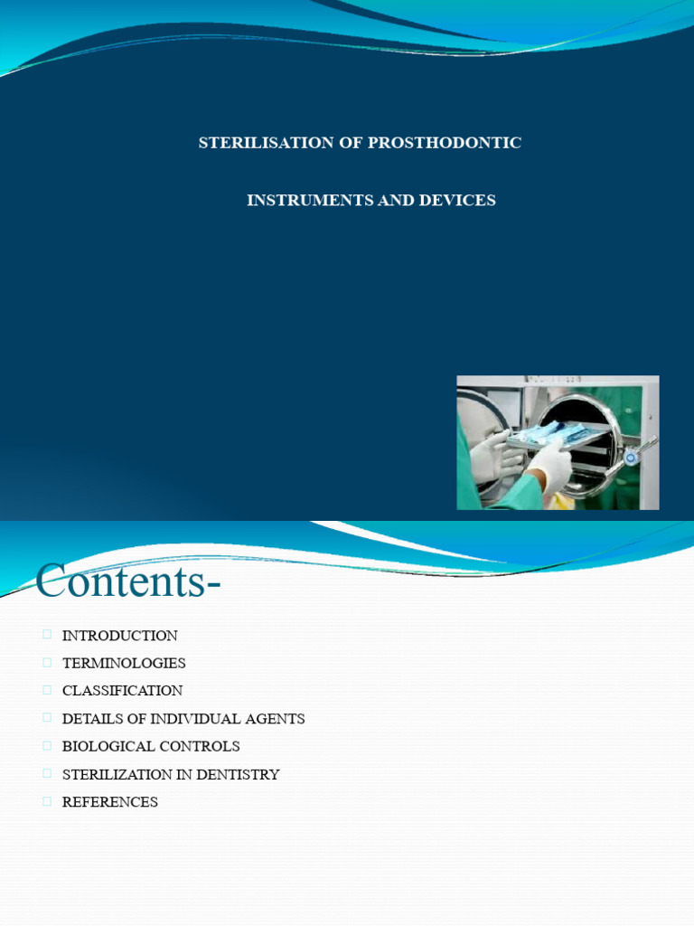 Sterilization and Disinfection | Download Free PDF | Sterilization ...