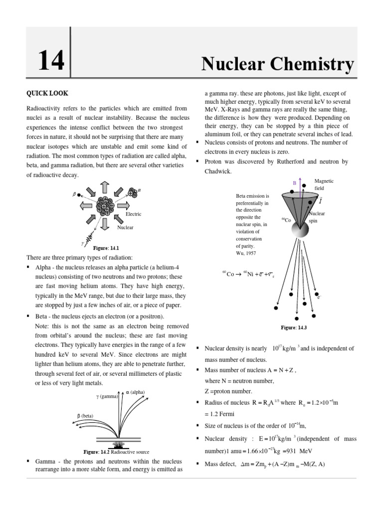 Nuclear Chemistry | PDF | Nuclear Physics | Atomic Nucleus
