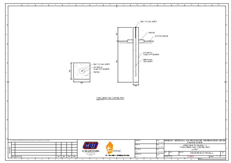 Typical Benchmark Control Point Layout | PDF | Civil Engineering ...