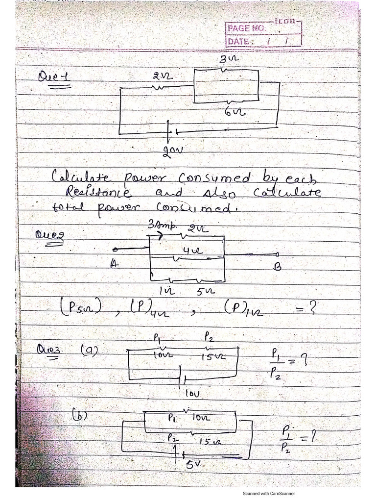 DPP - Electric Power - 01 | PDF