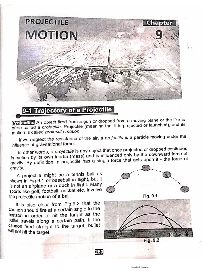 Projectile Motion Lecture 23 To 33 | PDF