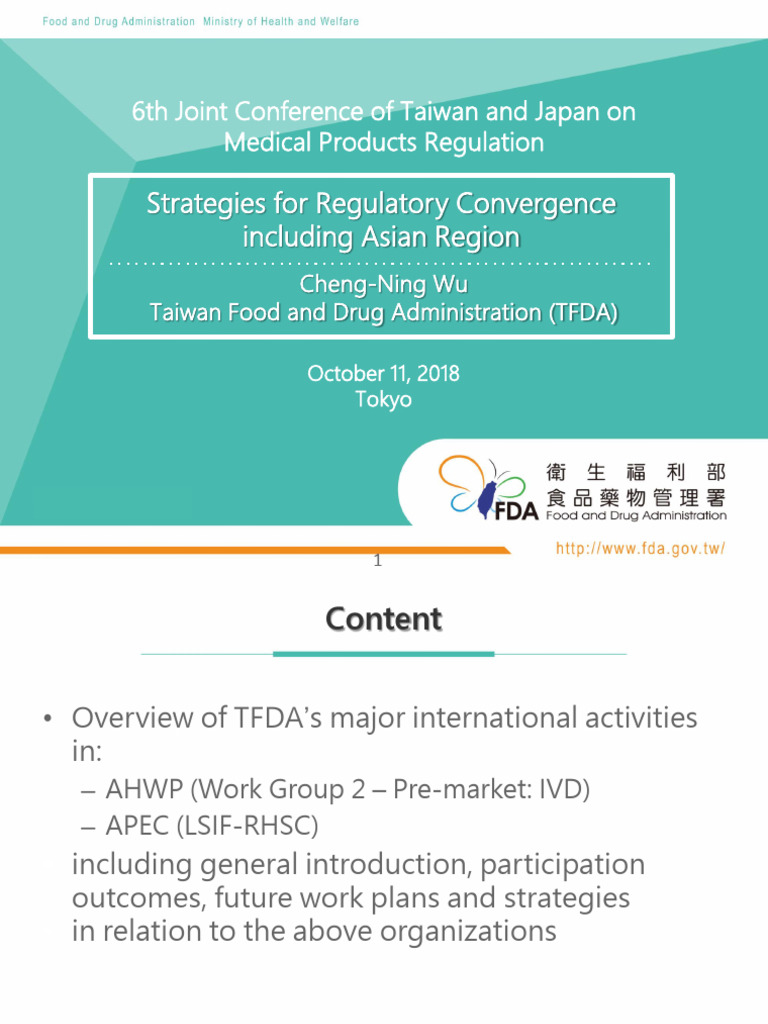 Strategies For Regulatory Convergence Including Asian Region | PDF ...
