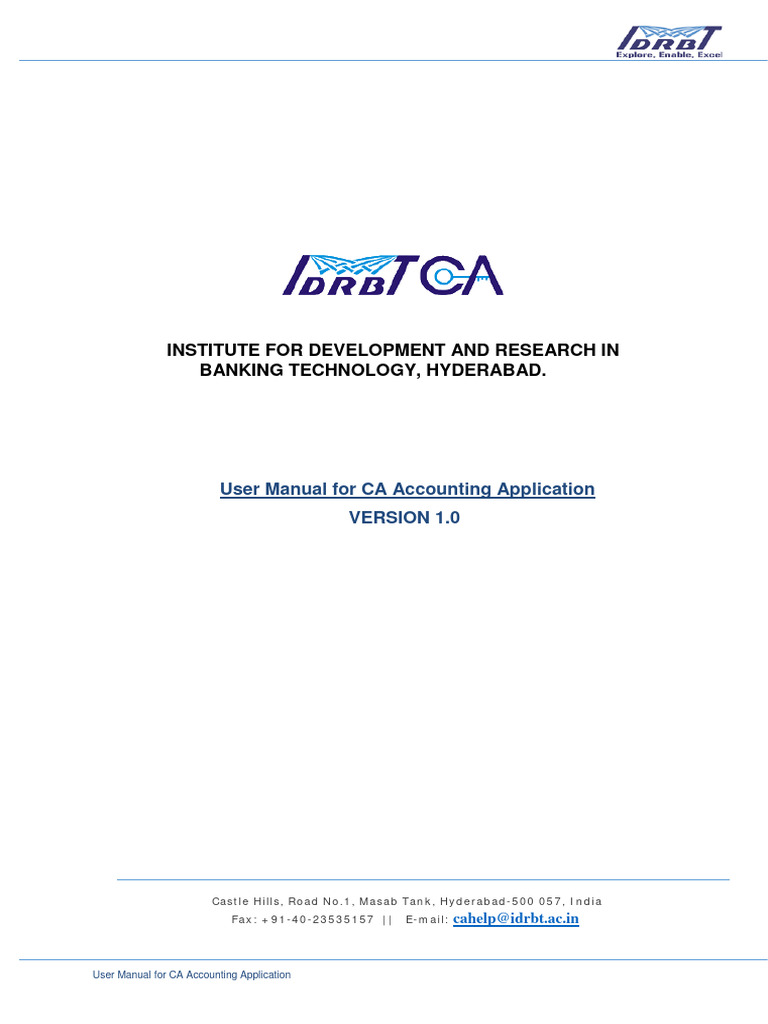 User Manual For Accounting Module Document | PDF | Online And Offline ...