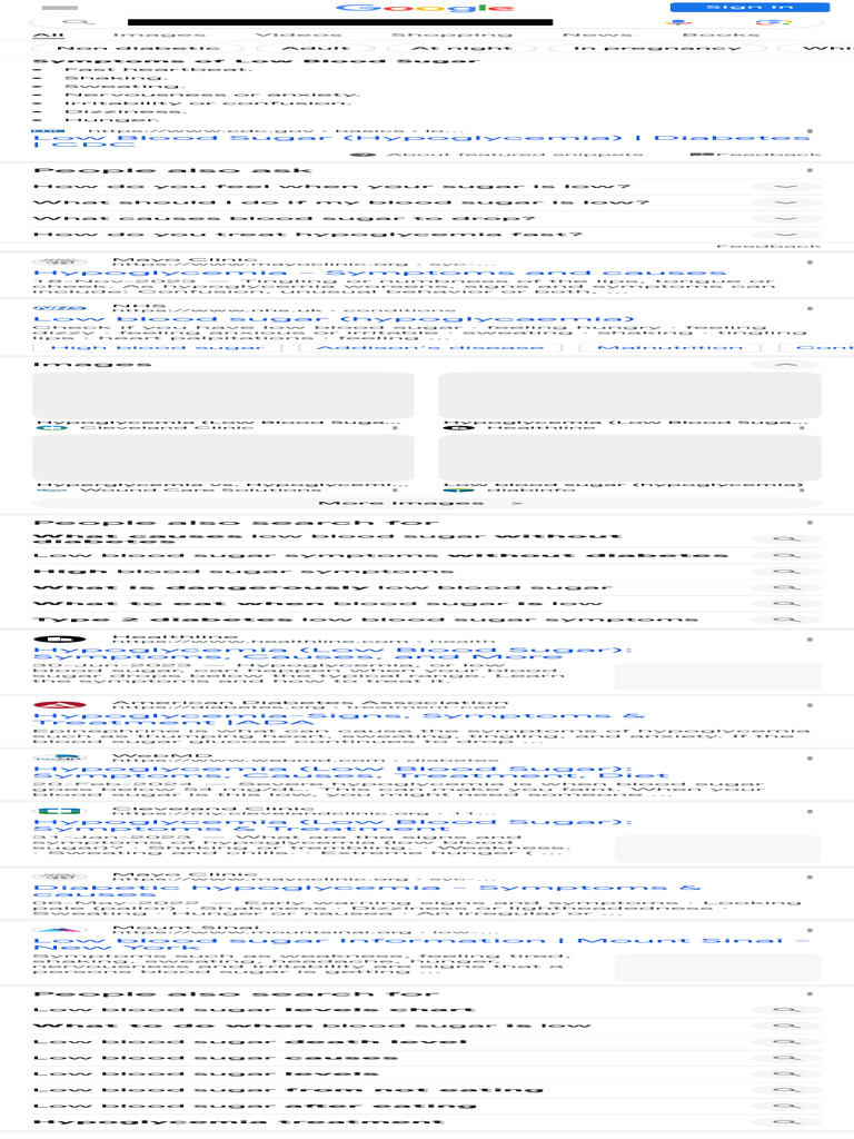 Screenshot 2024-04-23 at 1.22.31 AM | PDF | Hypoglycemia | Diabetes