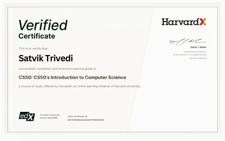 Satvik Trivedi | PDF