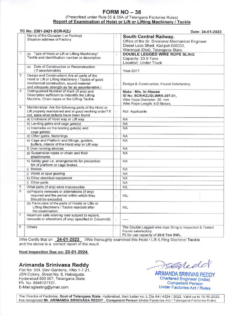 SCR DLS KZJ 24 01 2023 2 - Compressed | PDF | Elevator | Engineering