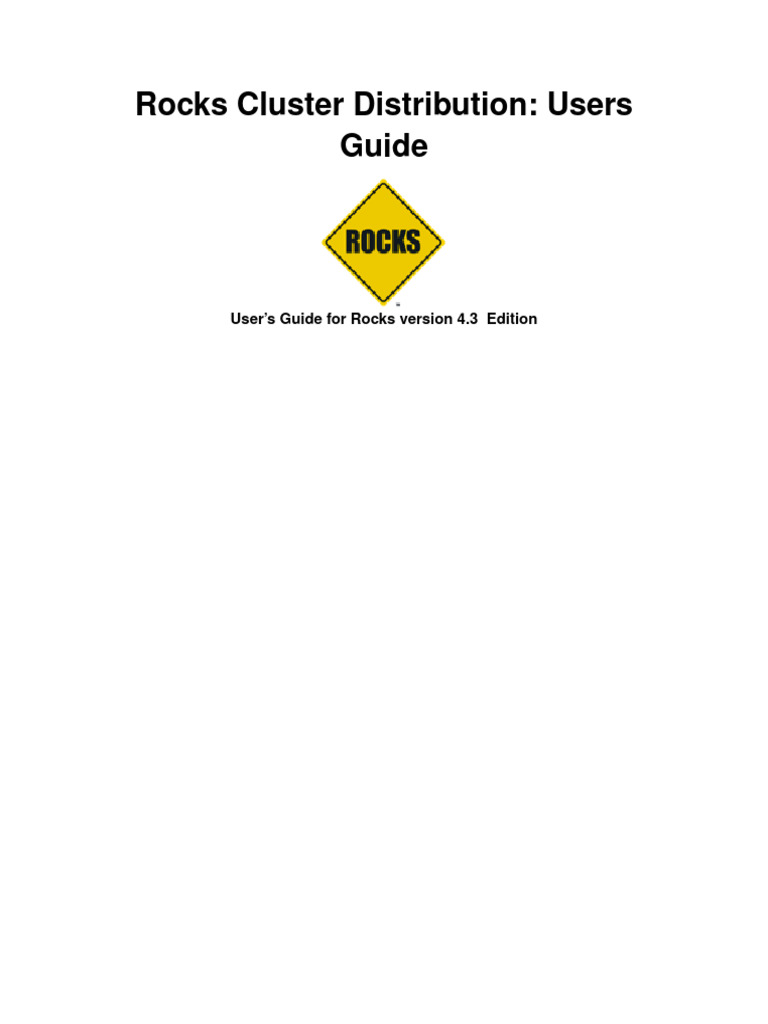 Rocks Usersguide 4.3 | PDF | Computer Cluster | Computer Network