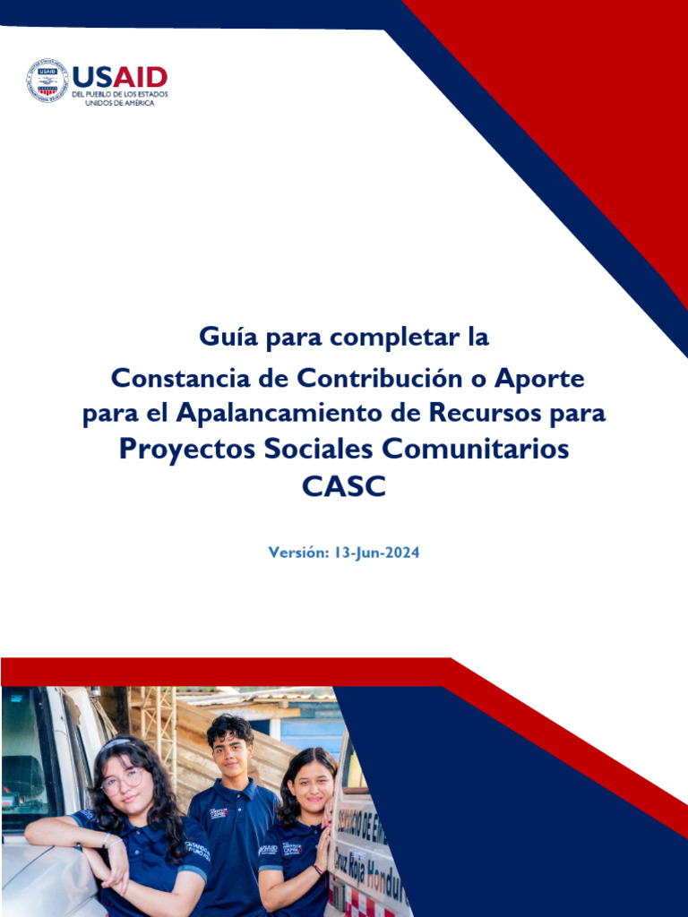 2024.06.13 - Guía Apalancamiento de Recursos CASC | PDF | Dólar de los ...