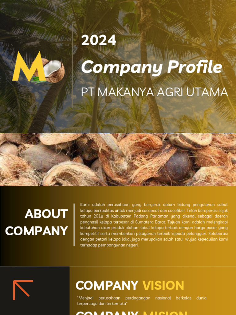 Profil Perusahaan PT Makanya Agri Utama | PDF