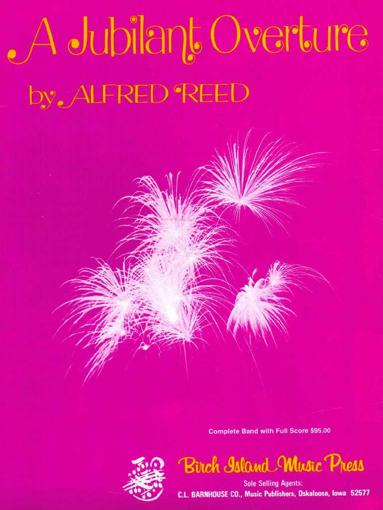 A Jubilant Overture Grade 4 Arr Alfred Reed | PDF