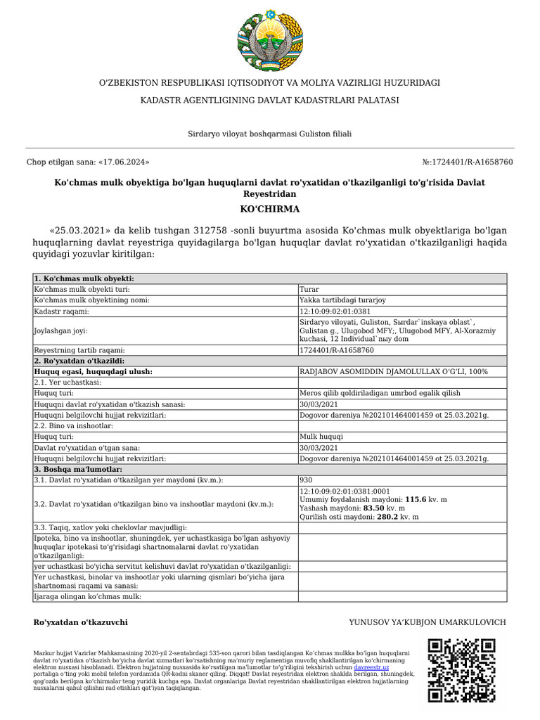 O'Zbekiston Respublikasi Iqtisodiyot Va Moliya Vazirligi Huzuridagi ...