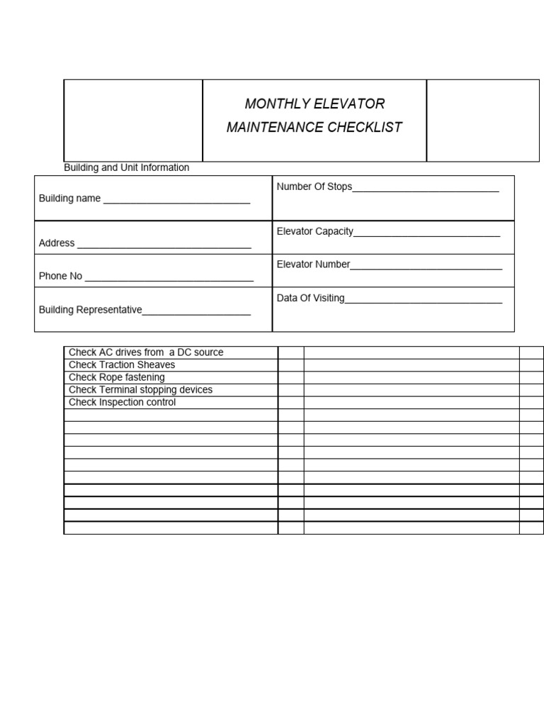 Monthly Elevator | PDF