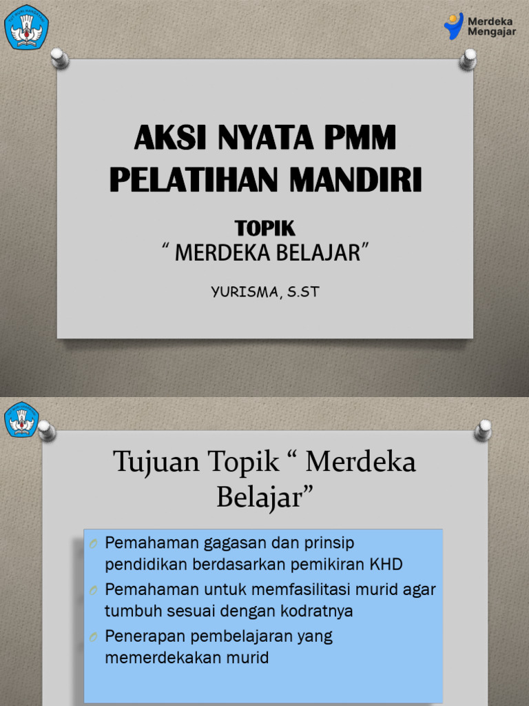 Aksi Nyata Merdeka Mengajar | PDF
