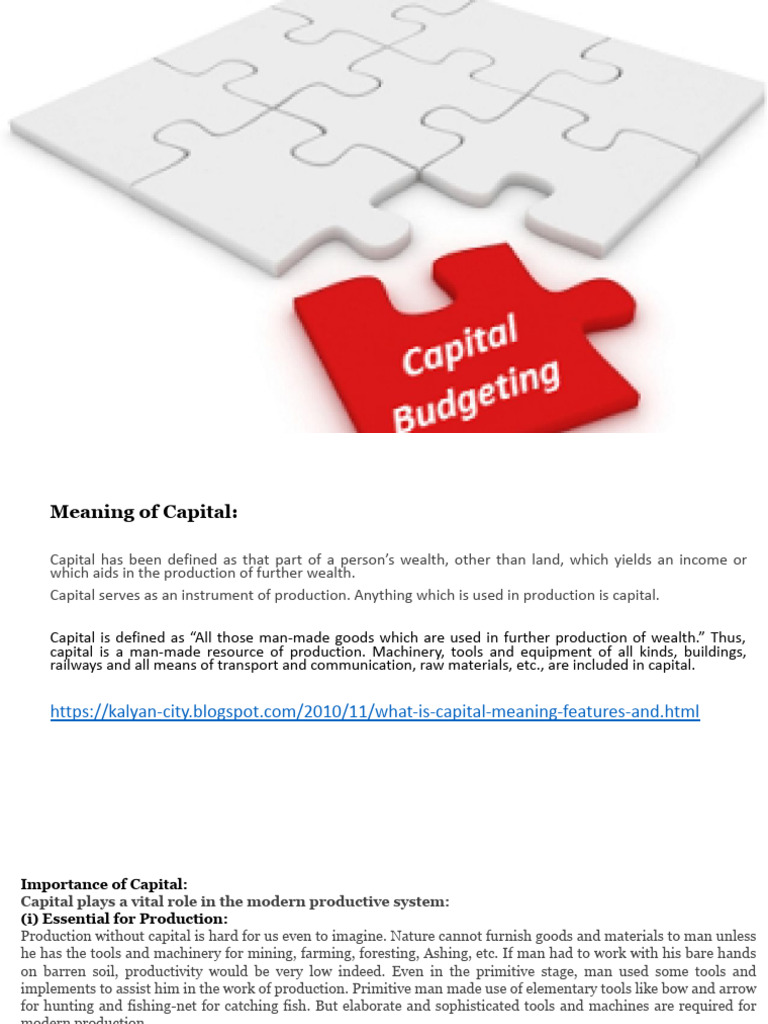 Unit 5 Capital Budgeting | PDF | Net Present Value | Factoring (Finance)