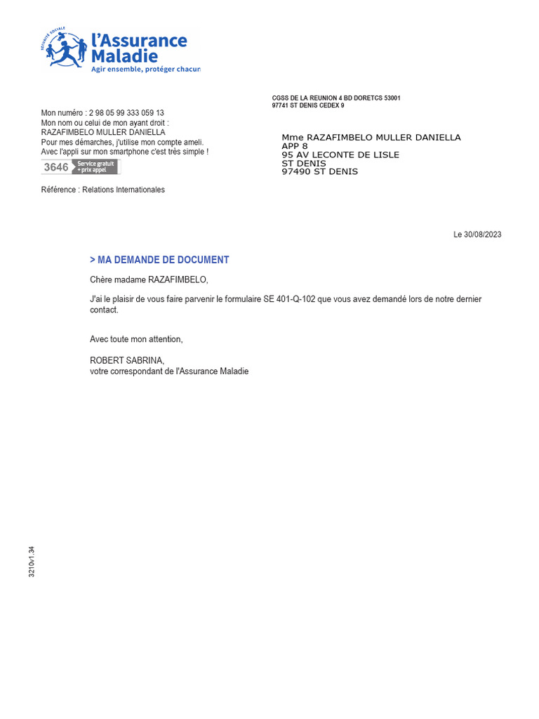 Formulaire RAMQ SE 401-Q-102 | PDF | Québec | Assurance