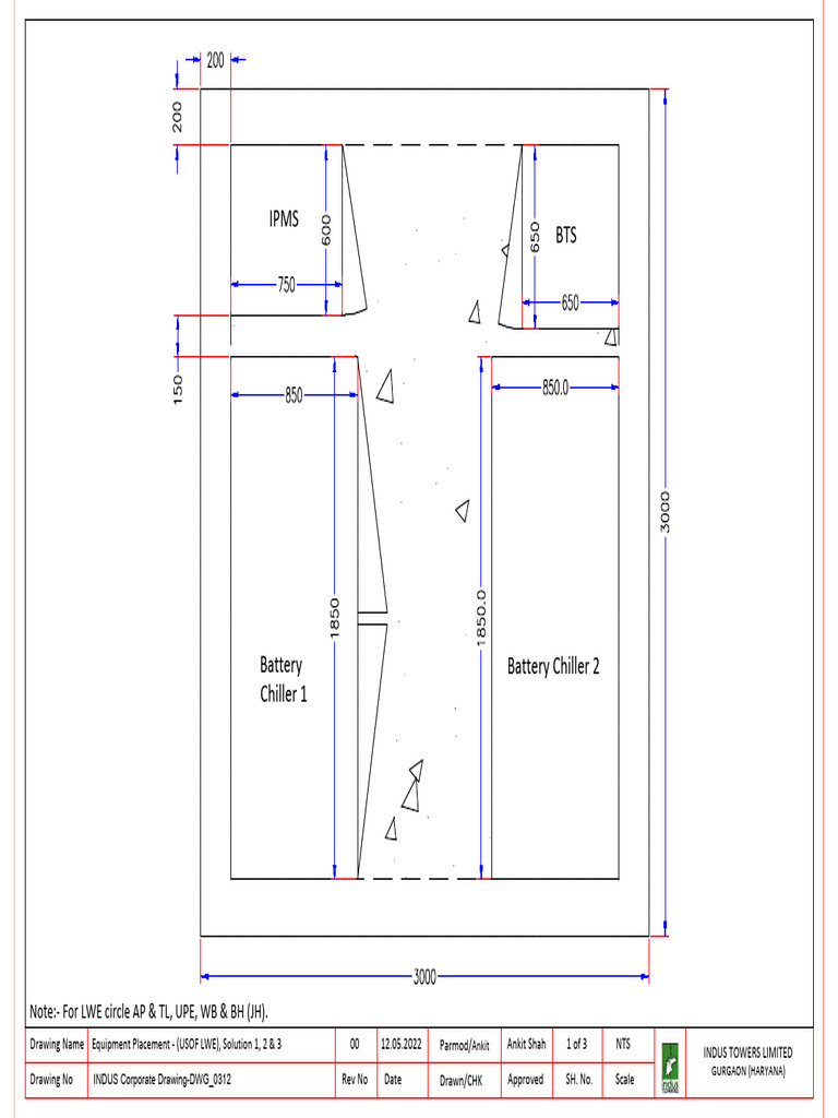 Dwg. No.0312 Rev 00 - SLD & Equipment Layout USOF LWE | PDF | Power (Physics) | Energy Technology