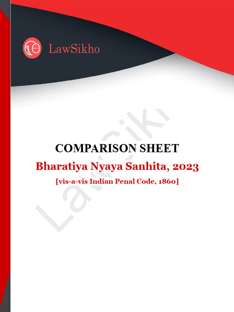 IPC vs. BNS | PDF | Aiding And Abetting | Crimes