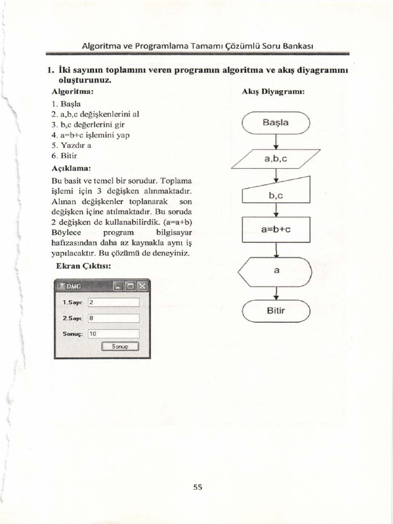 Algoritma Ve Programlama Soru Bankası | PDF