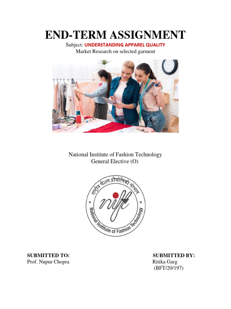 Uaq Endterm Assignment Ritika Bft4 | PDF | Seam (Sewing) | Clothing