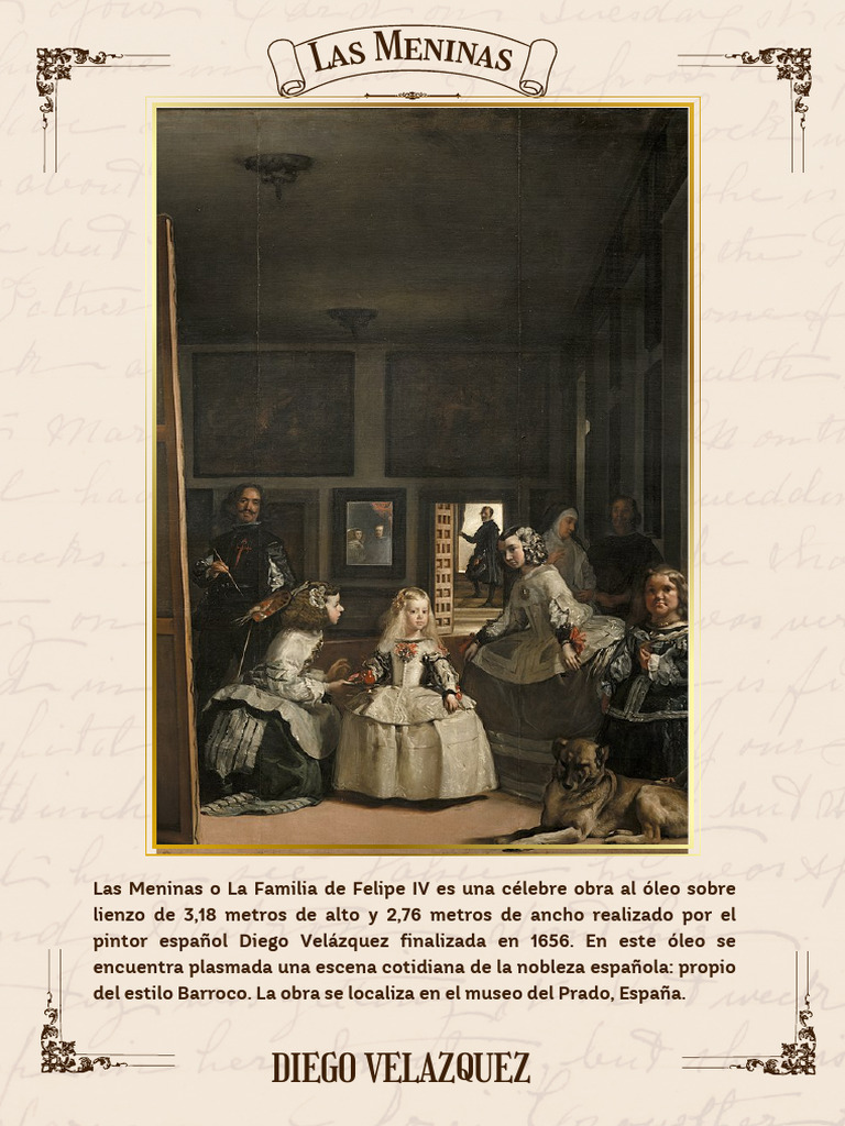 Análisis de "Las Meninas" de Velázquez | PDF | Pinturas | Artes plásticas