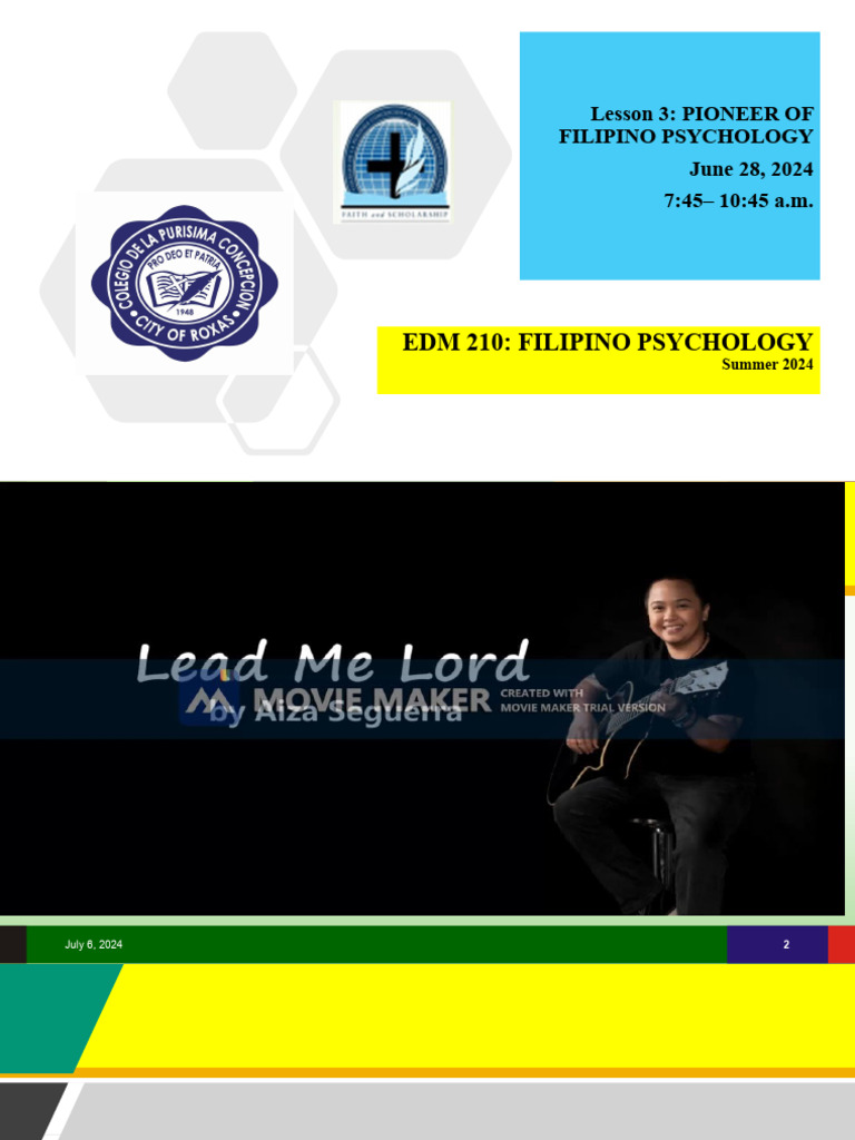 Lesson 3 EDM 210 June 28 2024 | PDF | Psychology | Liberal Arts Education