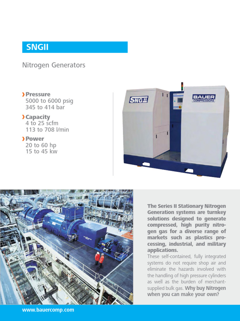 SNG Units (HP Nitrogen Generators) | PDF | Equipment | Gases