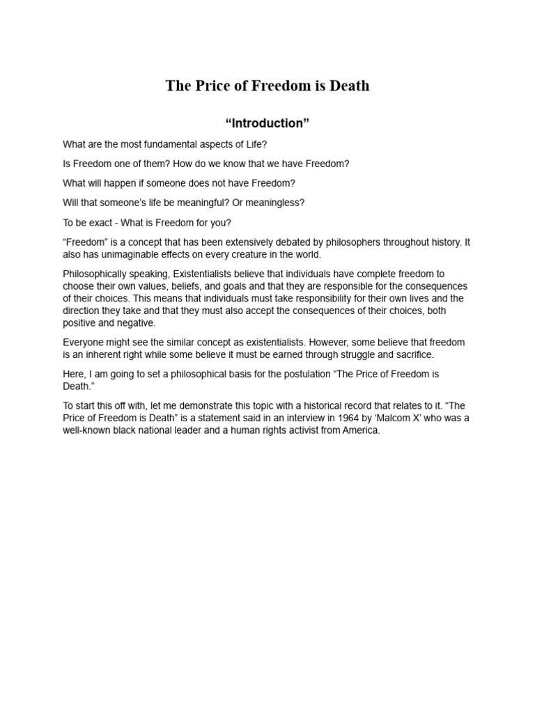The Cost of Freedom Explored | PDF | Free Will | Abraham