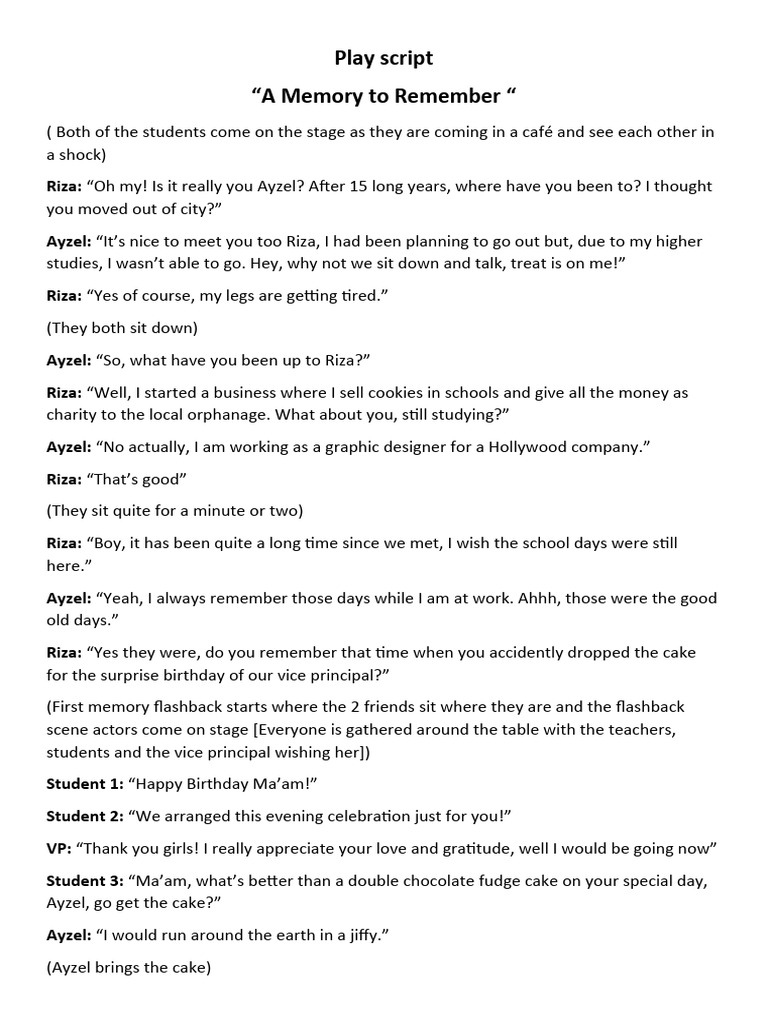 Playscript | PDF