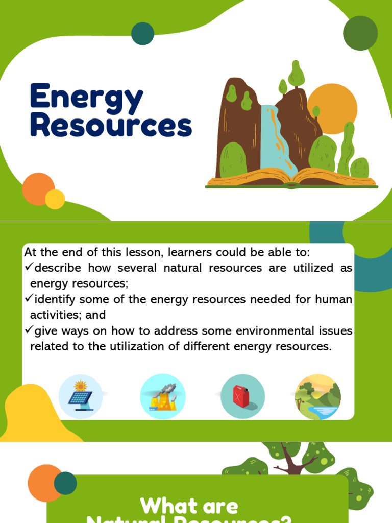 Energy Resources | PDF | Energy Development | Fuels